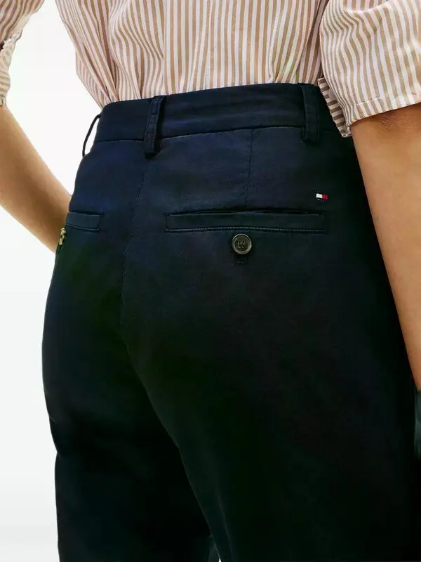 Tommy Hilfiger Logo-patch Straight-leg Trousers