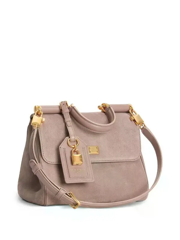 Dolce & Gabbana Small My Sicily Handbag In Split Calfskin