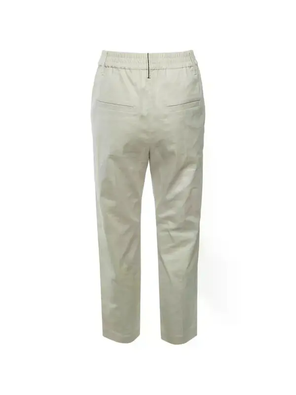 Brunello Cucinelli Pleated Gabardine Trousers - Neutrals