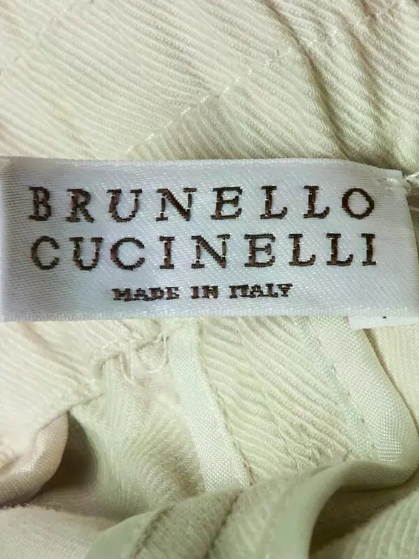 Brunello Cucinelli Pleated Gabardine Trousers - Neutrals