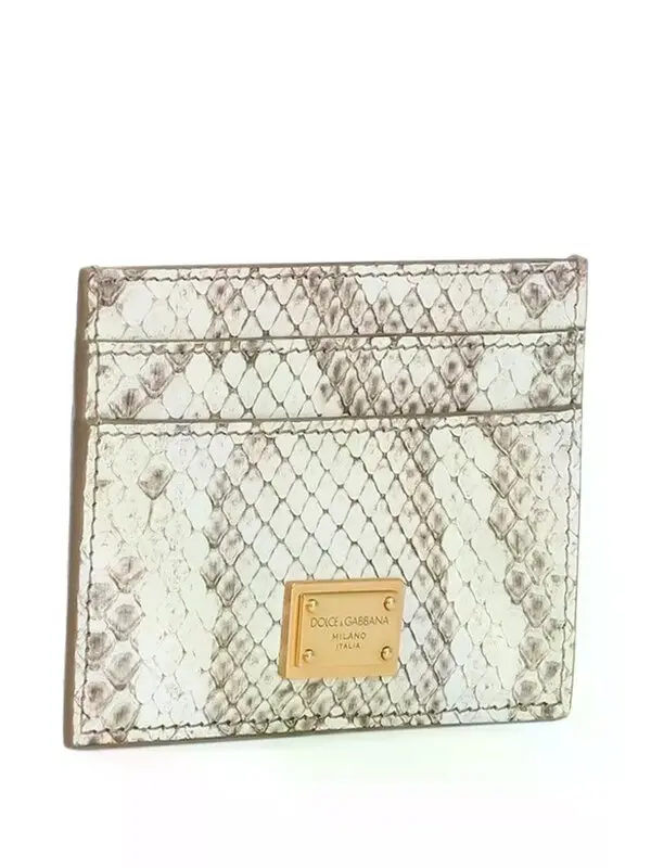 Dolce & Gabbana Python Card Holder