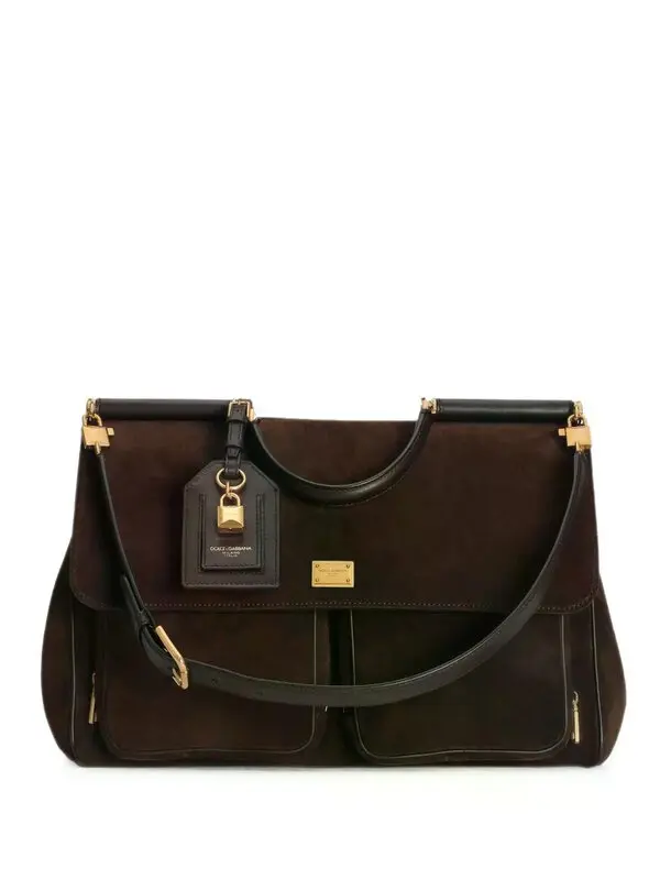 Dolce & Gabbana My Sicily Handbag In Split Calfskin