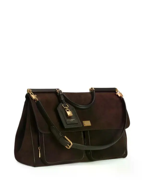 Dolce & Gabbana My Sicily Handbag In Split Calfskin