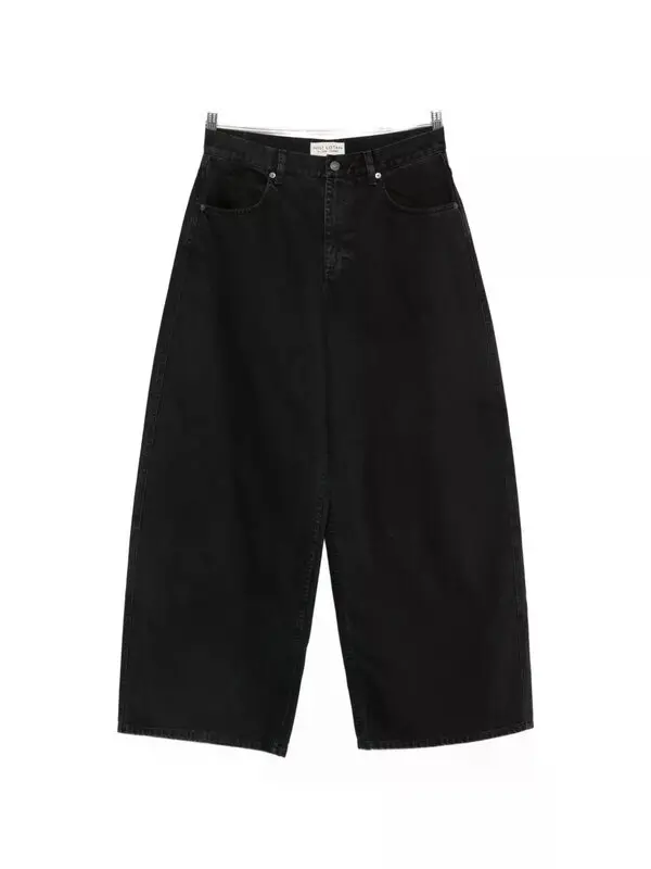 NILI LOTAN Wide-leg Jeans - Black