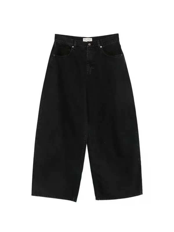 NILI LOTAN Wide-leg Jeans - Black