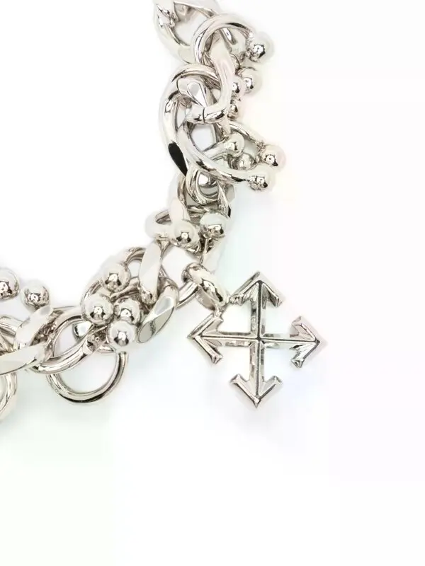 Off-White Piercing Arrows Chain Necklace