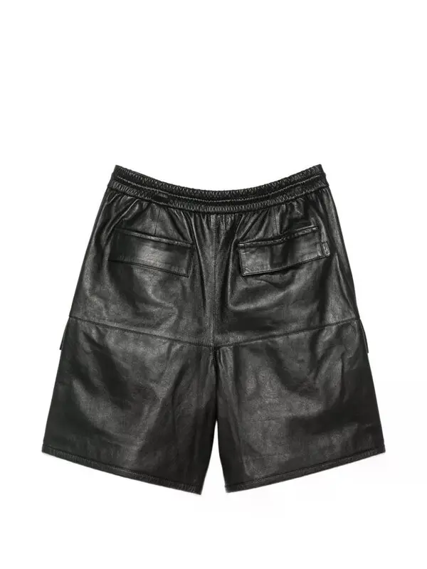 JUUN.J Leather Cargo Shorts