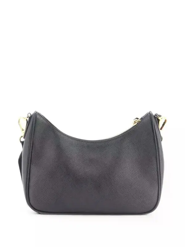 Prada Re-edition 2005 Shoulder Bag Saffiano Leather Small Crossbody Bag - Black