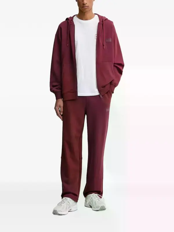 Hugo Logo-patch Zip-up Hoodie
