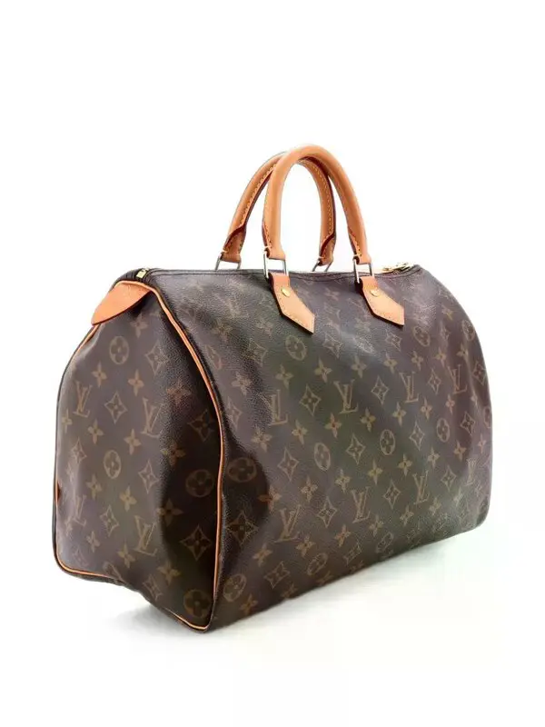 LOUIS VUITTON Speedy Handbag Monogram Canvas 35 Satchel