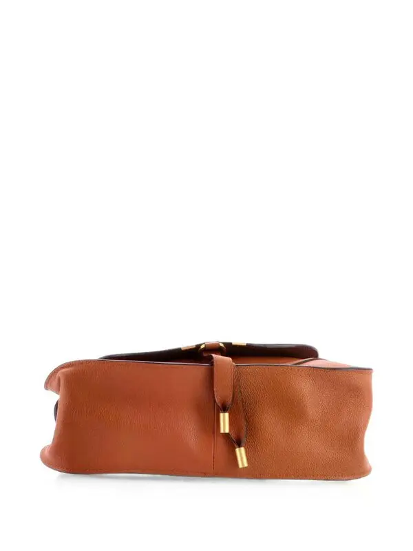 Chloé Marcie Leather Medium Satchel - Brown