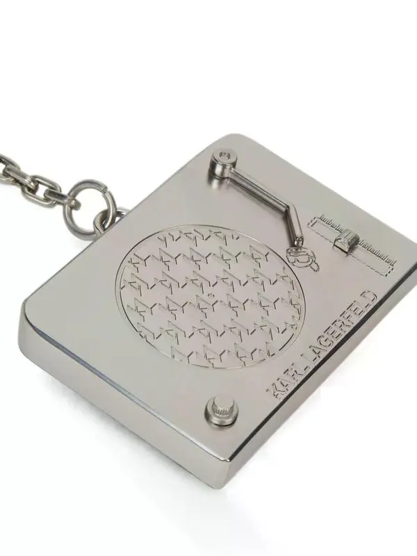 Karl Lagerfeld Record Turntable-motif Keyring