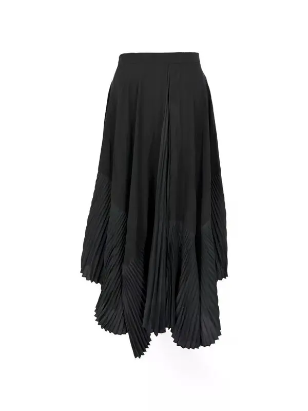 Stella McCartney 2021 Pleated Midi Skirt - Black