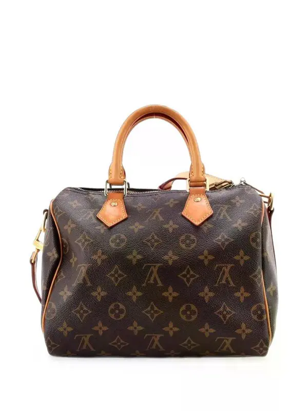 LOUIS VUITTON Monogram Canvas Speedy Bandouliere Satchel - Brown