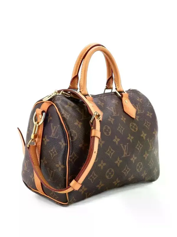 LOUIS VUITTON Monogram Canvas Speedy Bandouliere Satchel - Brown
