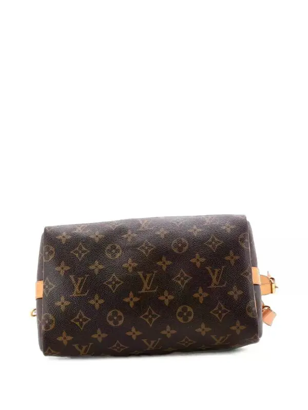 LOUIS VUITTON Monogram Canvas Speedy Bandouliere Satchel - Brown