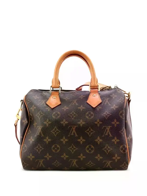 LOUIS VUITTON Monogram Canvas Speedy Bandouliere Satchel - Brown