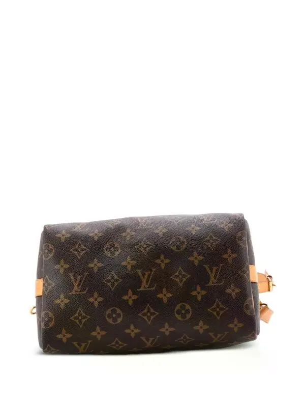 LOUIS VUITTON Monogram Canvas Speedy Bandouliere Satchel - Brown