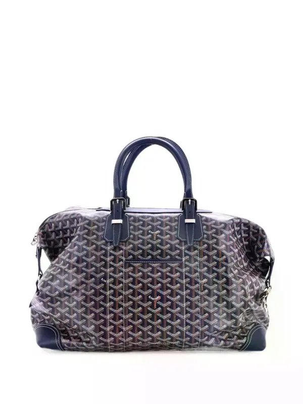 Goyard Boeing Coated Canvas 45 Travel Bag - Blue