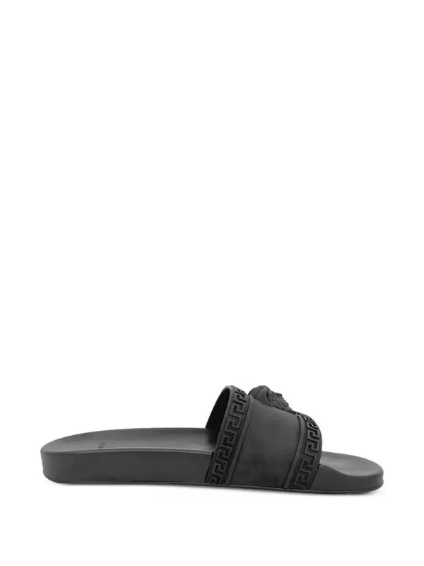 Versace Medusa Greca Sandals - Grey