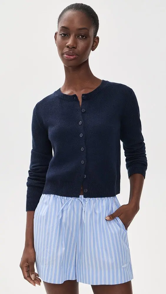 REFORMATION Clara Cashmere Crew Cardigan