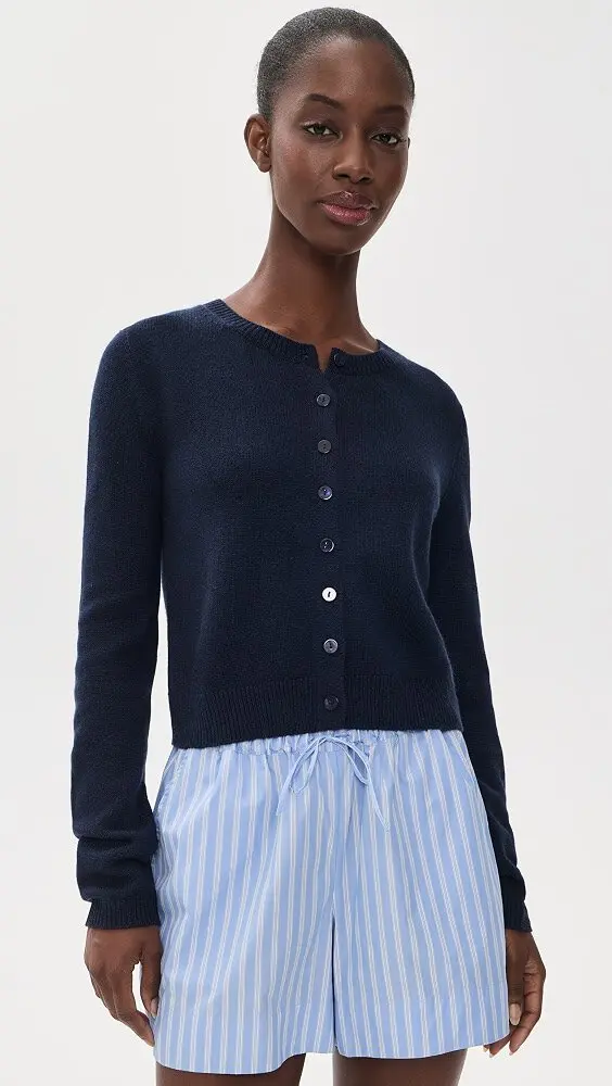 REFORMATION Clara Cashmere Crew Cardigan