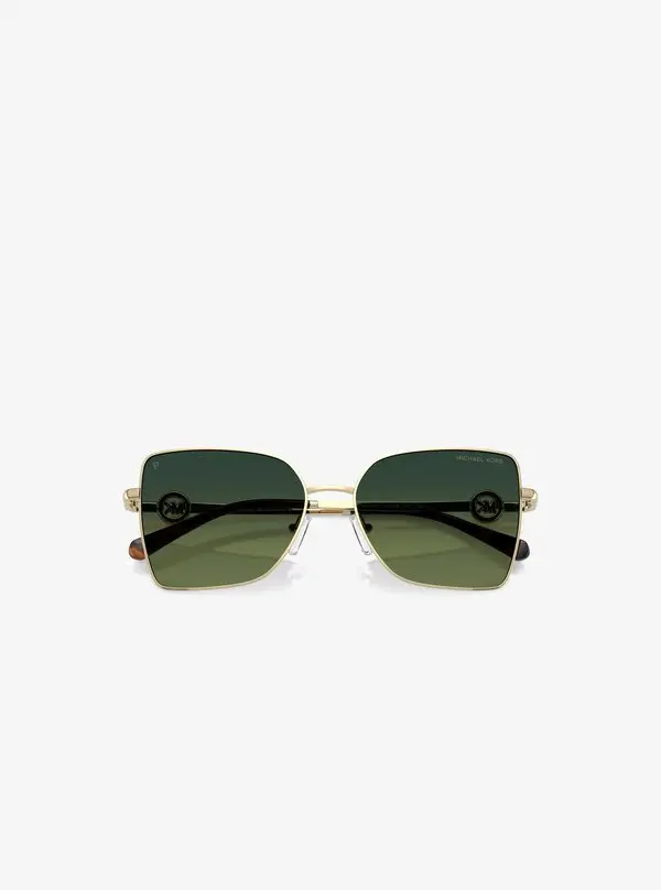 Michael Kors Patra Square Frame Sunglasses - Gold