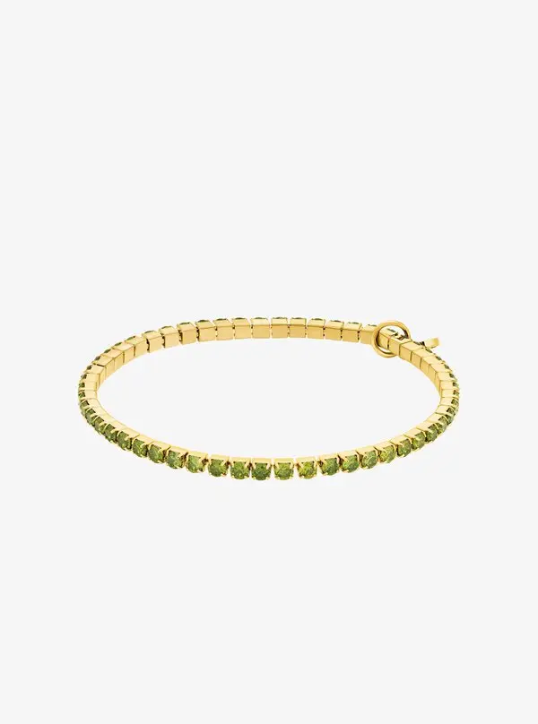 Michael Kors Stretch Tennis Bracelet In By - Green