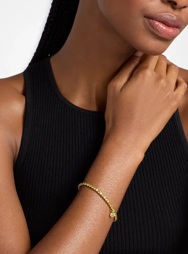 Michael Kors Stretch Tennis Bracelet In By