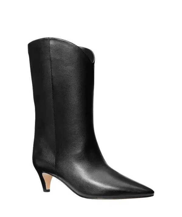 Michael Kors Daniela Leather Boot - Black