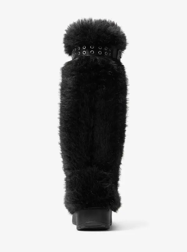 Michael Kors Starling Faux Fur Puffer Boot In Size By