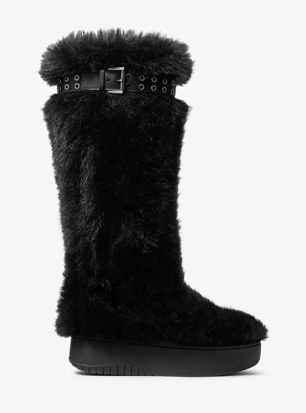 Michael Kors Starling Faux Fur Puffer Boot In Size By