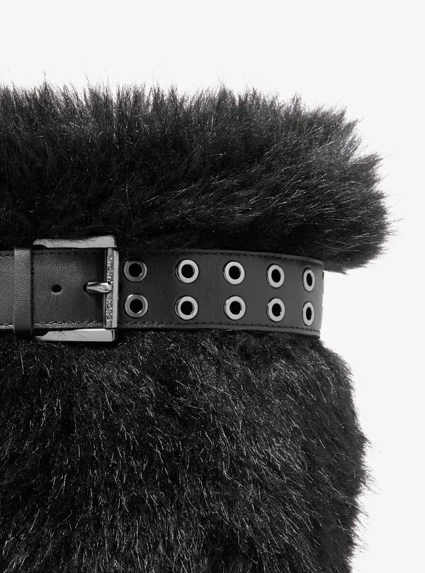 Michael Kors Starling Faux Fur Puffer Boot In Size By