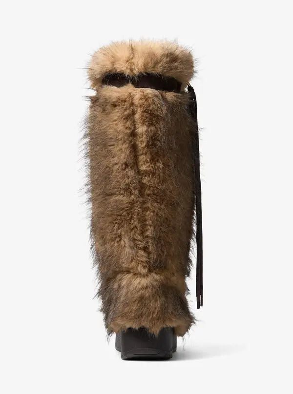 Michael Kors Starling Faux Fur Puffer Boot In Size By