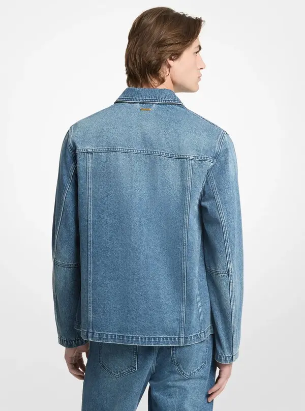 Michael Kors Denim Chore Jacket In Size By