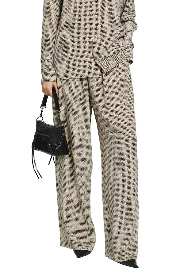 Balenciaga Monogram Pyjama Pants - Beige