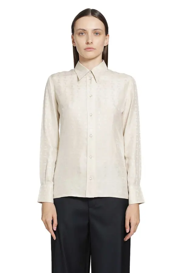 Gucci Habotai Jacquard Shirt