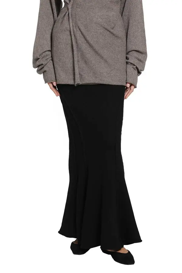 YEHUAFAN Yak Knit Long Skirt