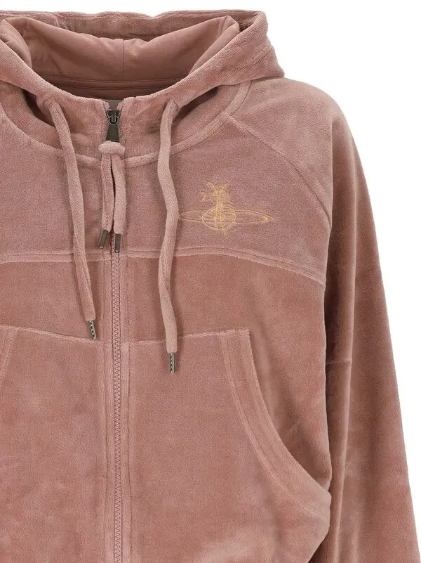 VIVIENNE WESTWOOD Drawstring Zipped Hoodie