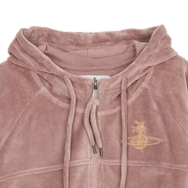VIVIENNE WESTWOOD Zip Up Drawstring Hoodie