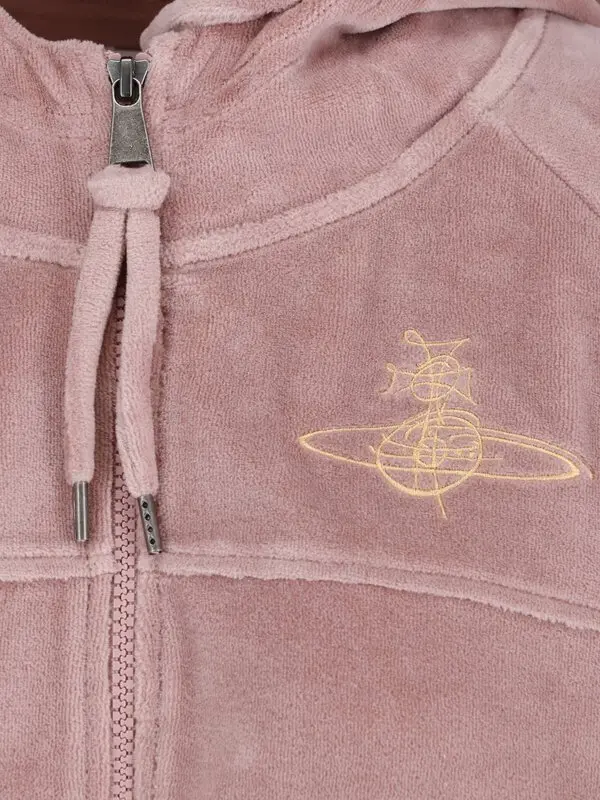 VIVIENNE WESTWOOD Zip Up Drawstring Hoodie