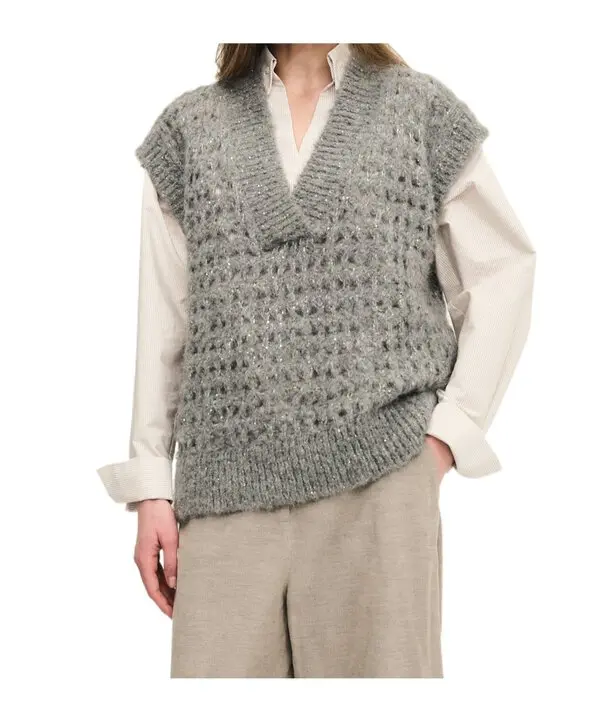 PANICALE V-neck Knit Waistcoat