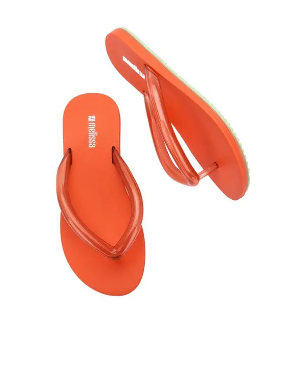 Melissa Flip Flop Airflow - Orange/green