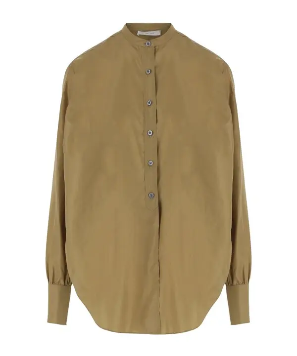 THE ROW Long-sleeved Shirt - Brown