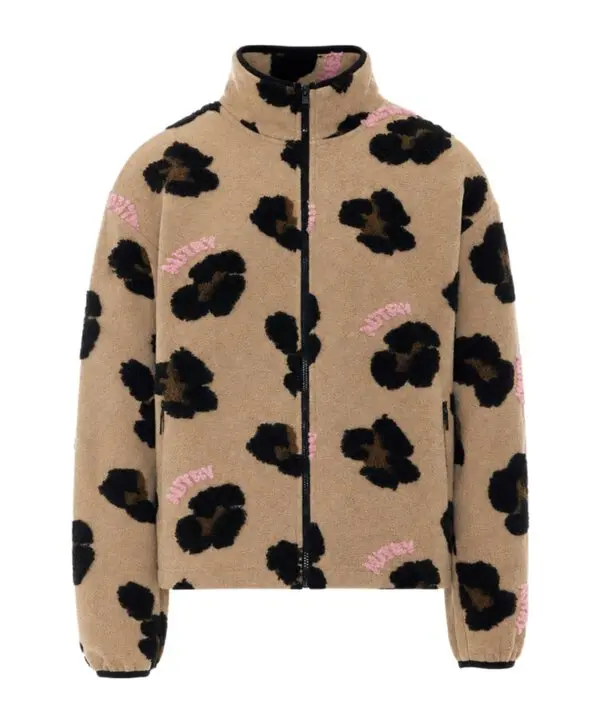 AUTRY Long-sleeved Leopard Print Jacket