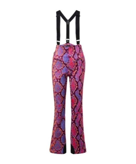 Goldbergh Elena Snake-effect Ski Salopettes - Multi-color