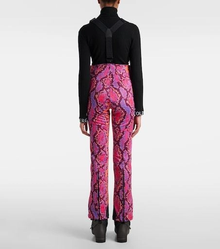 Goldbergh Elena Snake-effect Ski Salopettes