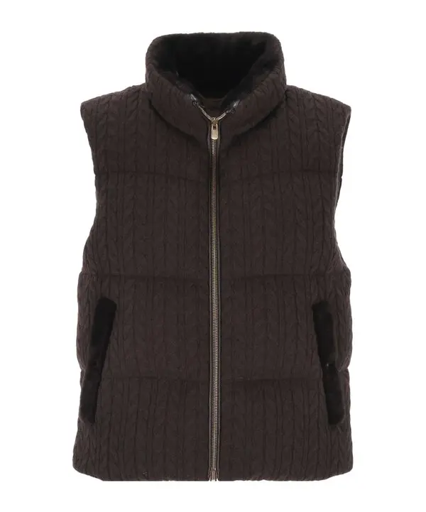 Agnona High-neck Vest