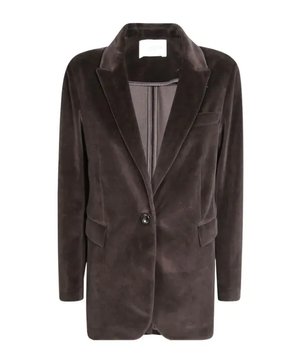 CIRCOLO 1901 Velvet Single-breasted Blazer