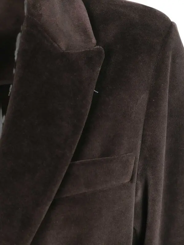 CIRCOLO 1901 Velvet Single-breasted Blazer